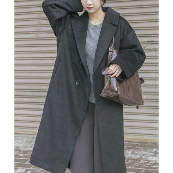 アイテムズ アーバンリサーチ（ITEMS URBAN RESEARCH）/ウールブレンドビッグコート