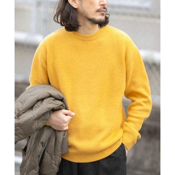 アイテムズ アーバンリサーチ（ITEMS URBAN RESEARCH）/タスマニア メリノウール100 クルーネックニット