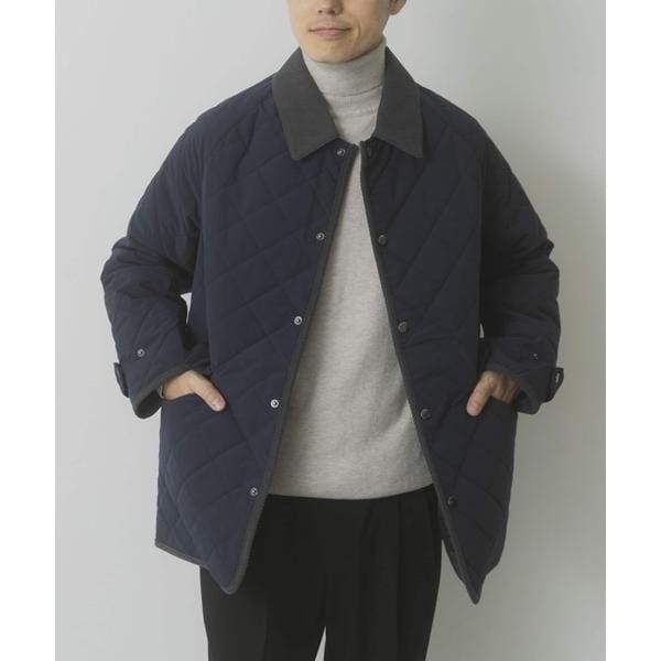 アイテムズ アーバンリサーチ（ITEMS URBAN RESEARCH）/襟コーデュロイ 中綿キルティングジャケット