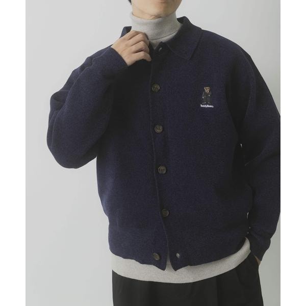 アイテムズ アーバンリサーチ（ITEMS URBAN RESEARCH）/Teddy Bear Wフェイスニットシャツカーディガン