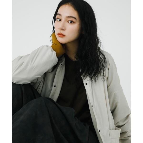 エカル（EKAL）/『UR TECH』フリースリバーシブルカーディガン