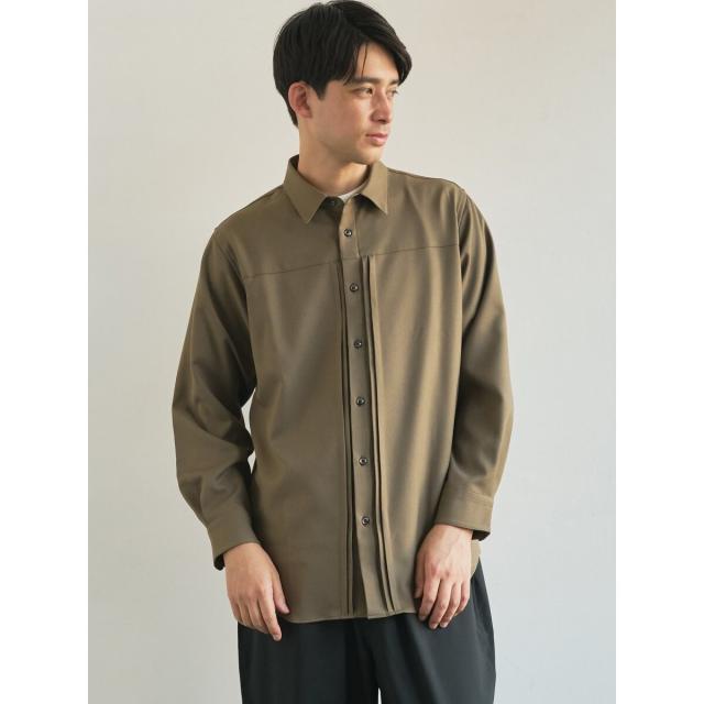 トランジション（TRANSITION）/【TRANSITION】2タックレギュラーカラーシャツ