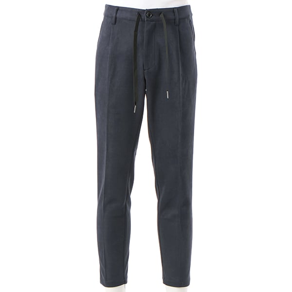 カスタムカルチャー（CUSTOM CULTURE）/【Custom Culture】ポンチスエード　ワンタックイージースラックス