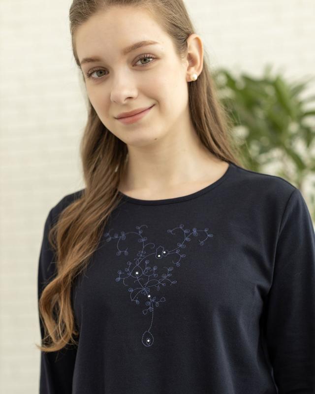 マリサグレース（Marisa Grace）/ボタニカル刺しゅうカットソー