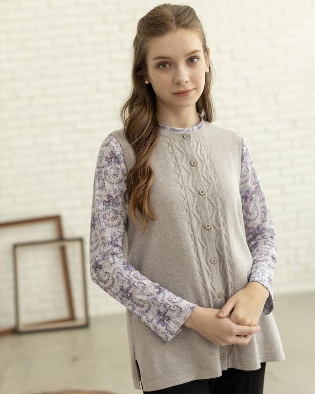 マリサグレース（Marisa Grace）/イタリー糸WOOLニットベスト