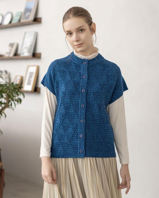 マリサグレース（Marisa Grace）/三つ杢WOOLニットベスト