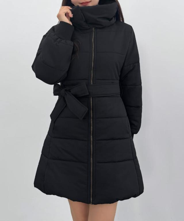 セネア（CENEA）/CENEA　2wayフロントジップミドル中綿コート