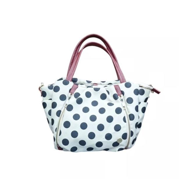 グリームサプライ（Gream Supply）/牛革付属ドット柄2wayバルーンバッグ