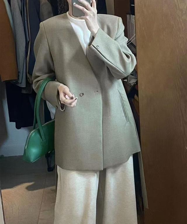 バニコ（Banico）/【Banico】ダブルボタンジャケット（ウエストリボン付き）