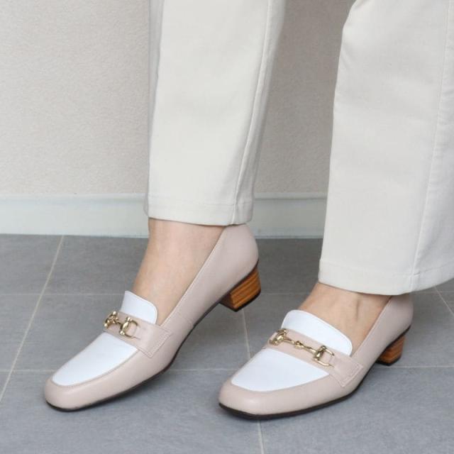 エイチエス（HS）/日本製 HS ローファー パンプス