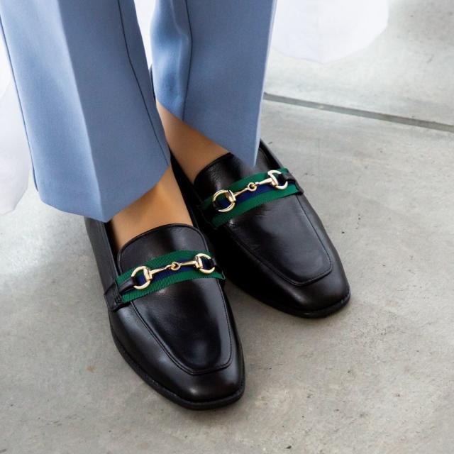 スコーピウス（SCORPIUS）/【SCORPIUS】 リボン ビット ローファー