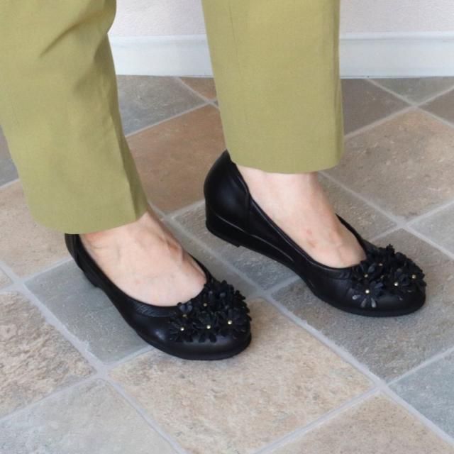 フィズリーン（FIZZ REEN）/FIZZ REEN フラワー ローヒール パンプス