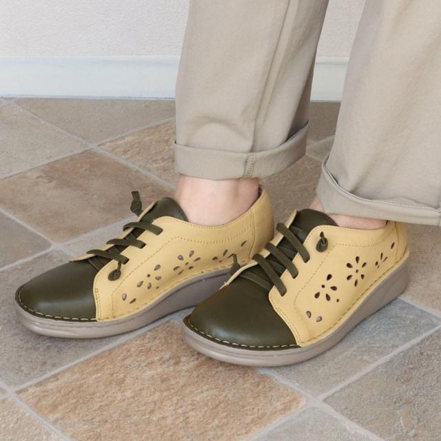 アールプレミアム（R−PREMIUM）/HS 4E パンチング レザー スリッポン