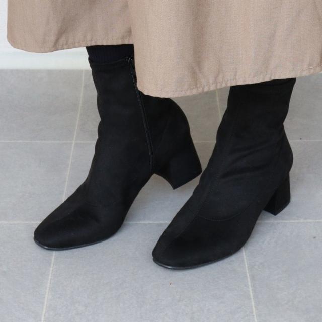 エイチエス（HS）/日本製 HS ストレッチ スエード ブーツ