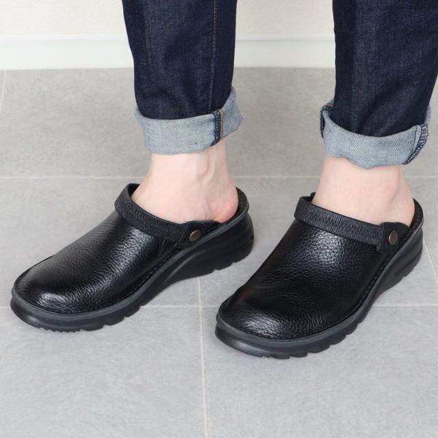 ドラ（Dola）/日本製 本革 サボサンダル