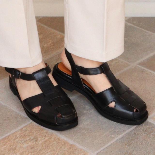 エイチエス（HS）/HS レザー グルカ サンダル