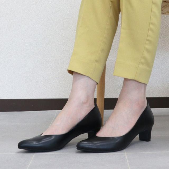 エイチエス（HS）/日本製COOL SAPPHIRE 晴雨兼用 5cmヒール パンプス