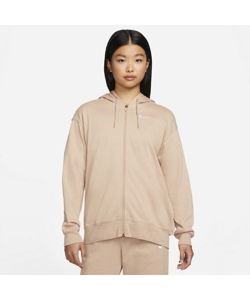 ナイキ（NIKE）/レディース ウィメンズ NSW JRSY OS フルジップ L／S フーディ