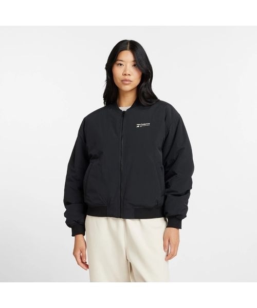 ニューバランス（new balance）/レディース Linear Heritage ウーブンパデッドボンバージャケット