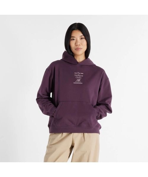 ニューバランス（new balance）/レディース Athletics フレンチテリーオーバーサイズChoice フーディ(裏起毛)