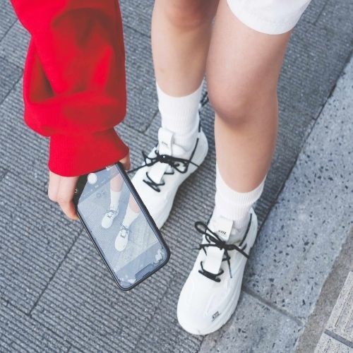 スティーブマデン（STEVE MADDEN）/コンビカラーニットスニーカー