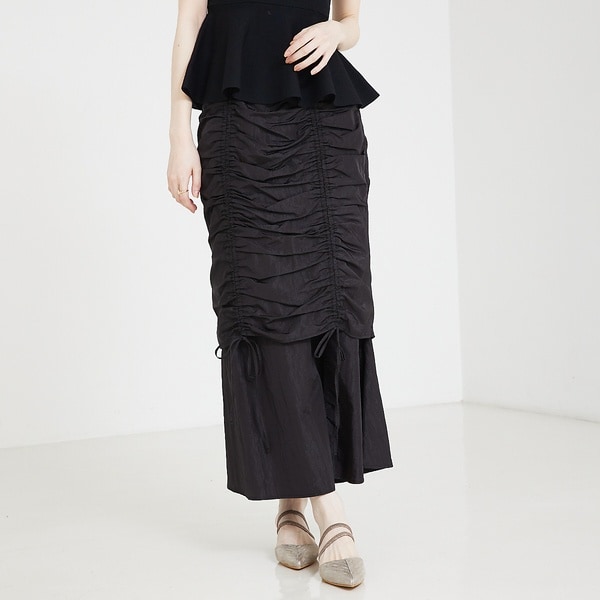 セルフィスト（SELFIST）/ギャザーレイヤードスカート