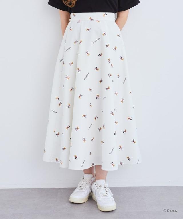 アリーム（Areeam）/ミッキー ／ 総柄リボンフレアスカート