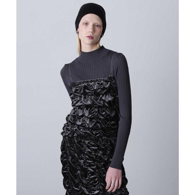 ローズバッド（ROSE BUD）/シャーリングベロアキャミセット