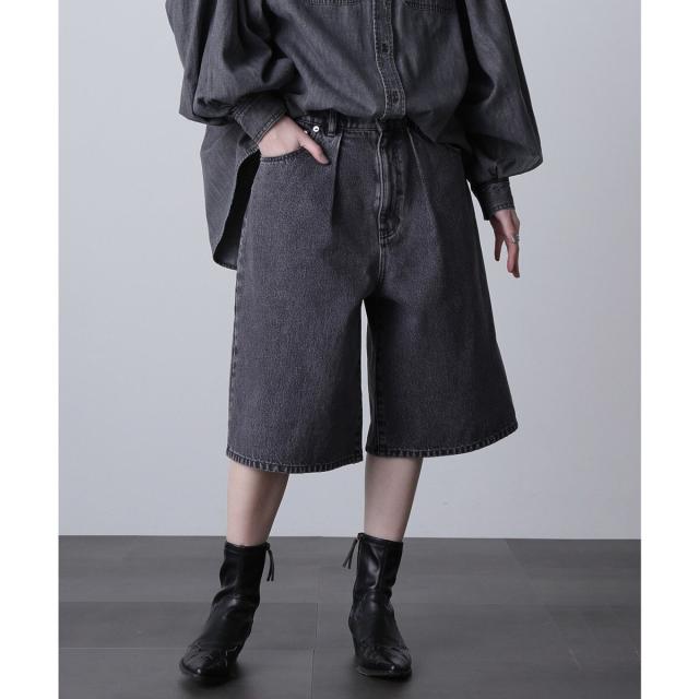 ローズバッド（ROSE BUD）/(GENE HEAVENS)バミューダ ハーフ デニム パンツ