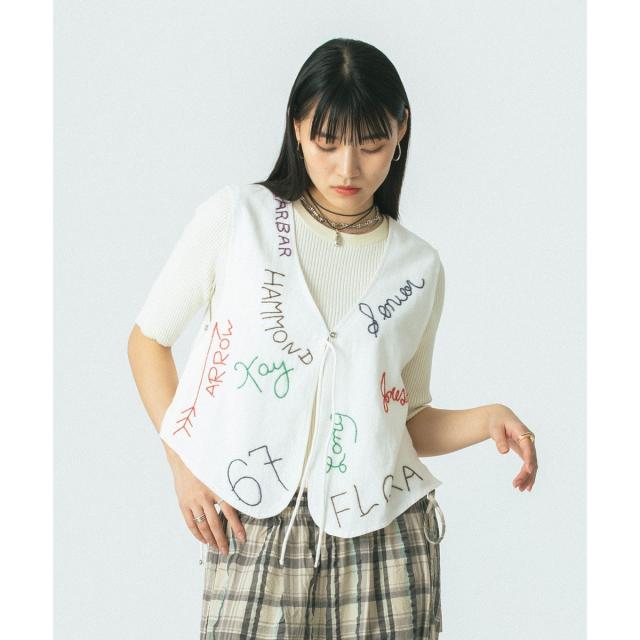 ローズバッド（ROSE BUD）/BEADS EMBROIDERY VEST