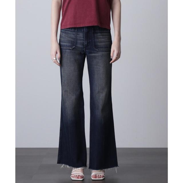 ローズバッド（ROSE BUD）/(CREOLME)フレアデニムパンツ