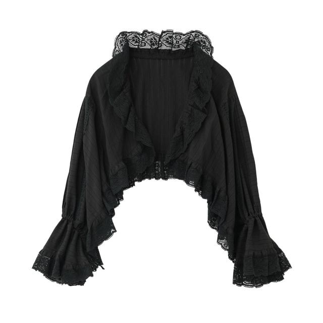 ローズバッド（ROSE BUD）/(mag．by c)COTTON FRILL BOLERO