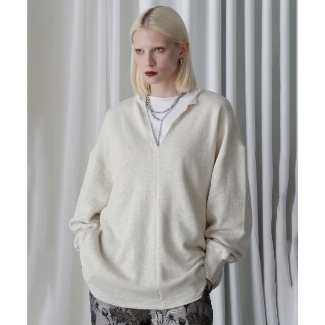 ローズバッド（ROSE BUD）/Key neck over sweatshirt