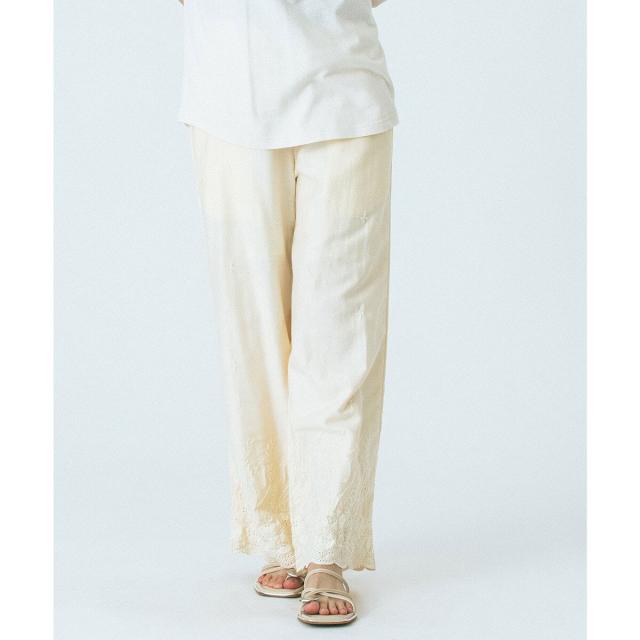 ローズバッド（ROSE BUD）/HLAADAforROSEBUD/EMBROIDERY PANTS