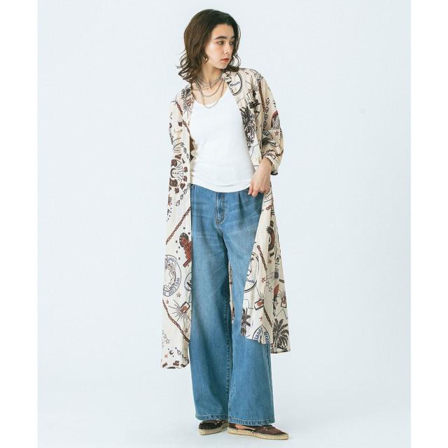 ローズバッド（ROSE BUD）/HLAADAforROSEBUD/BANDANA BIAS SHIRT OP