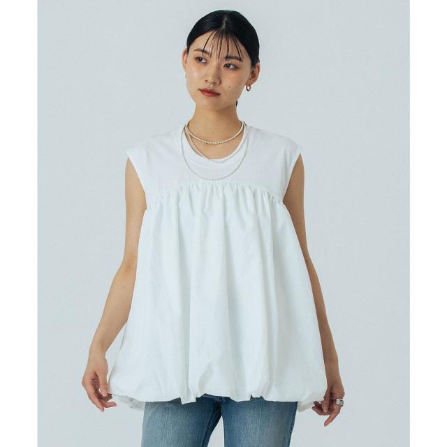 ローズバッド（ROSE BUD）/FABRIC COMBINATION TANK