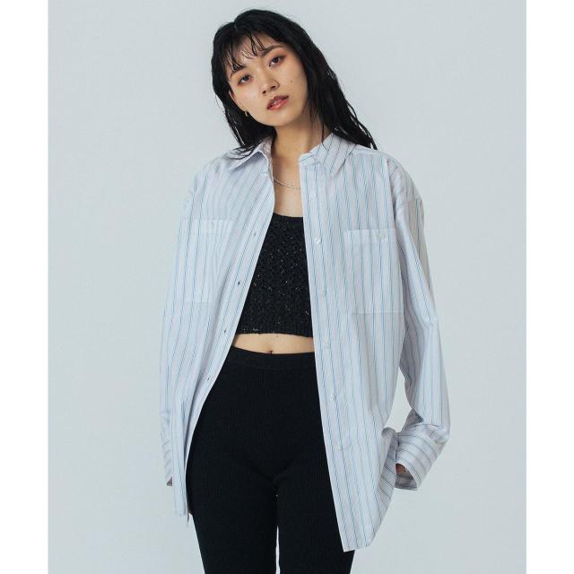 ローズバッド（ROSE BUD）/CREOLME/STRIPE L/S SHIRT