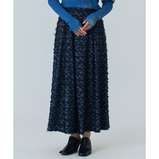 ローズバッド（ROSE BUD）/mici/JACQUARD TUCK LONG SKIRT