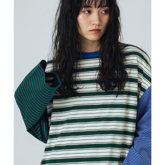 ローズバッド（ROSE BUD）/CREOLME/MULTI STRIPE L/S TEEの通販はau