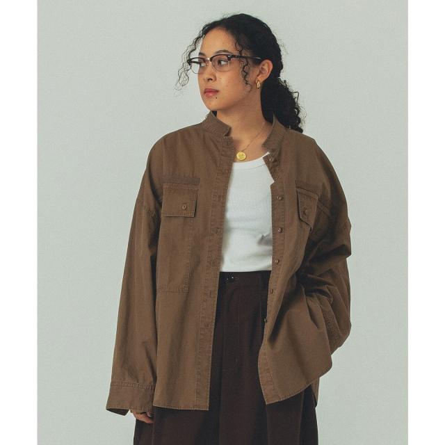 ローズバッド（ROSE BUD）/GENEHEAVENS/MILITARY POCKET SHIRTS