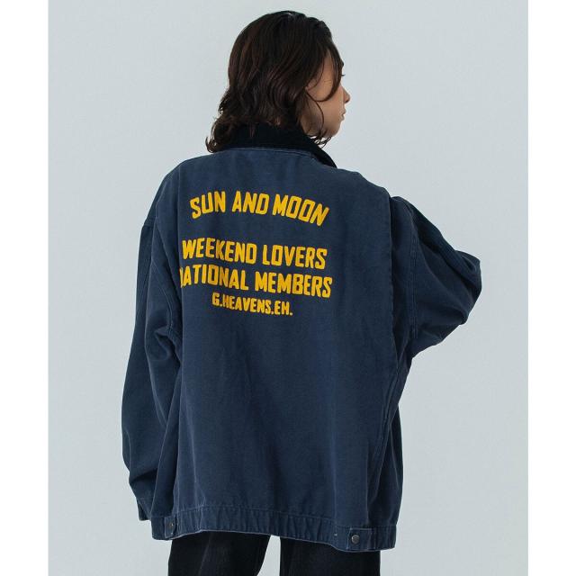 ローズバッド（ROSE BUD）/GENE HEAVENS/EMBROIDERED BARN JACKET