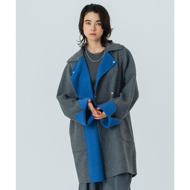 ローズバッド（ROSE BUD）/CREOLME/REVERSIBLE MIDDLE COAT