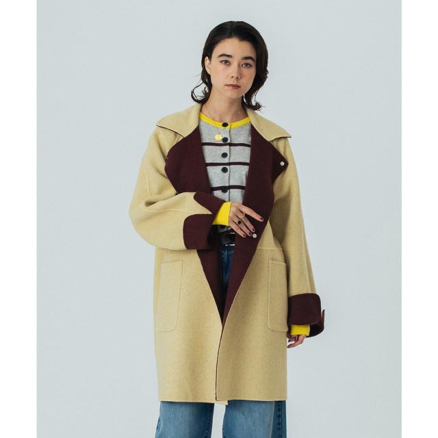 ローズバッド（ROSE BUD）/CREOLME/REVERSIBLE MIDDLE COAT