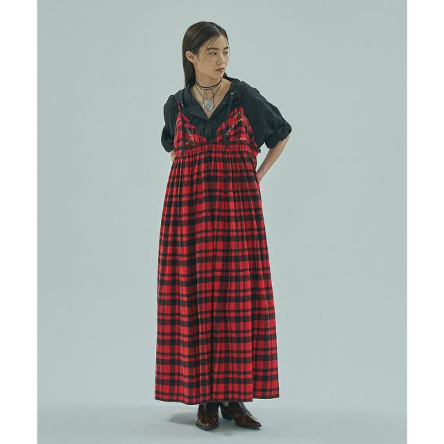 ローズバッド（ROSE BUD）/INDIA IS BEUATIFUL/FLANNEL CAMISOLE DRESS