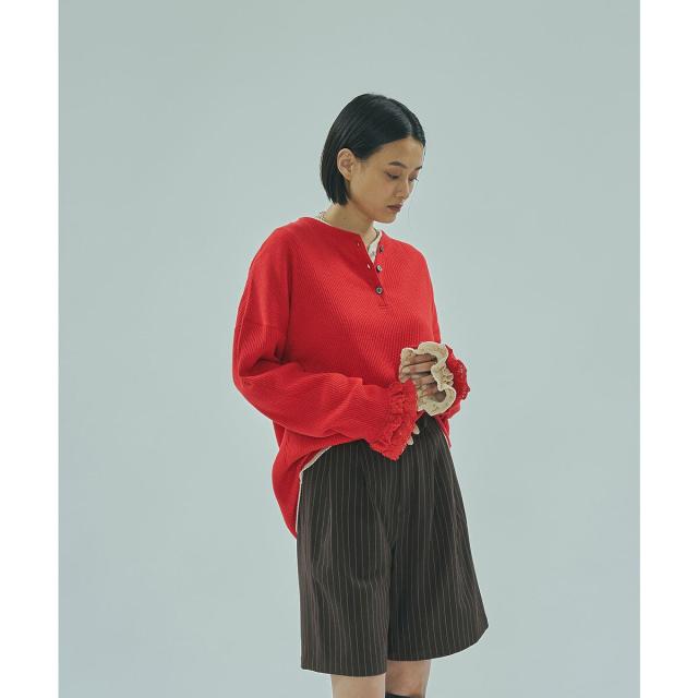 ローズバッド（ROSE BUD）/CREOLME/RIB HENRY NECK PULLOVER