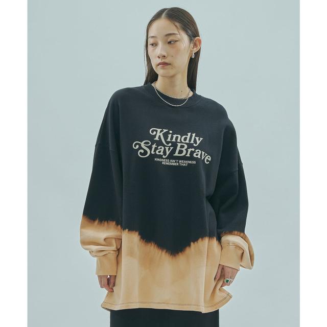 ローズバッド（ROSE BUD）/mag．by c/BLEACH L/S SWEAT