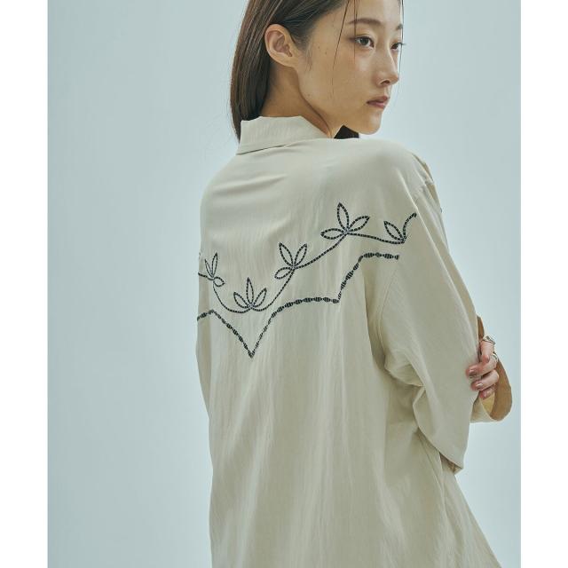 ローズバッド（ROSE BUD）/mag．by c/EMBROIDERY SHIRT