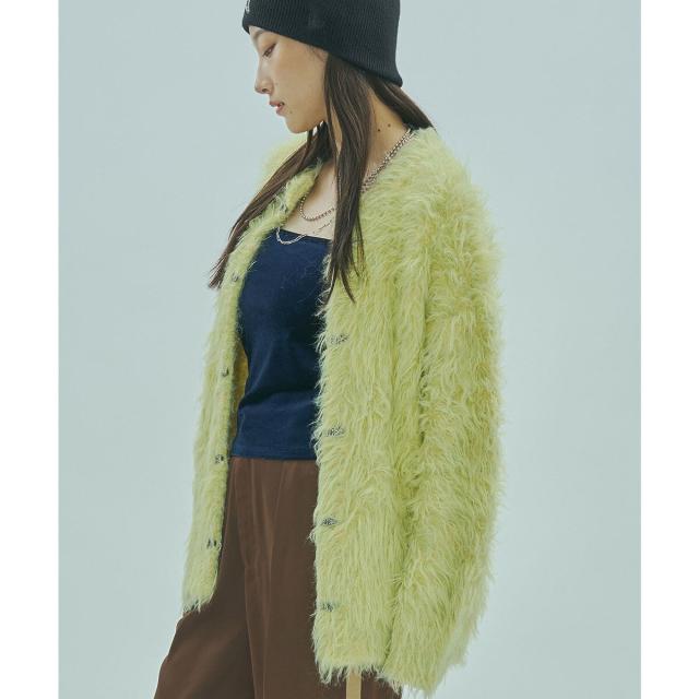 ローズバッド（ROSE BUD）/FEATHERYARN CARDIGAN