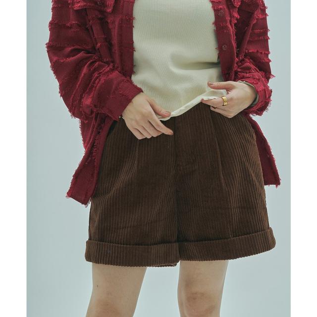ローズバッド（ROSE BUD）/CORDUROY SHORT PANTS