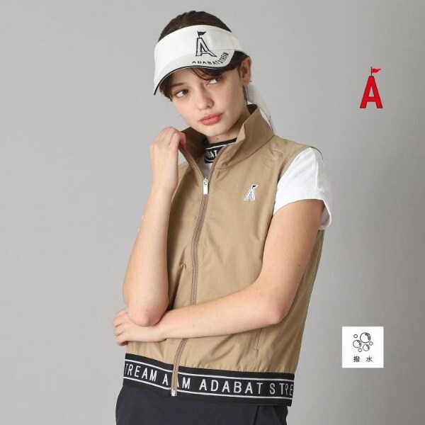 アダバットストリーム（ADABAT STREAM）/撥水加工 テックスブリッド ジップアップ ストレッチ ベスト